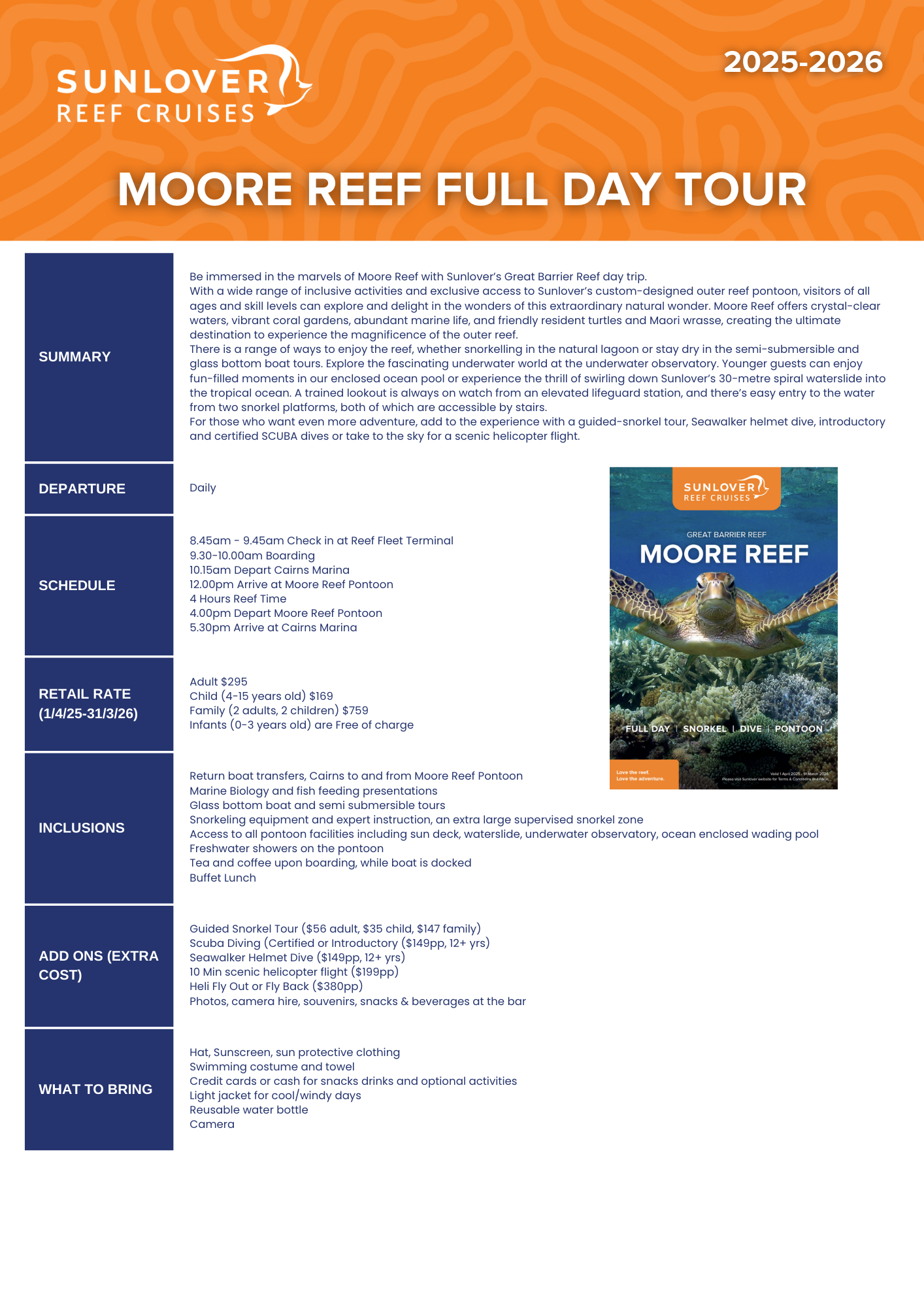 Sunlover Reef Cruises